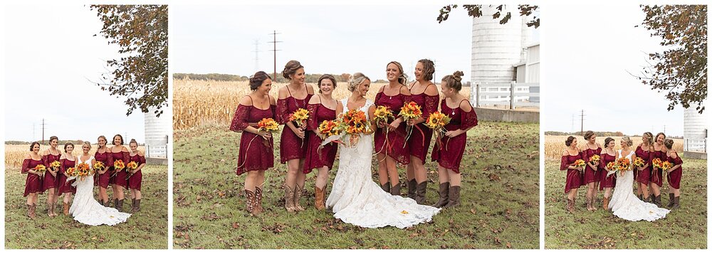 Mandy & Coty | A wedding at the Burr Oak Barn in Culver, Indiana ...