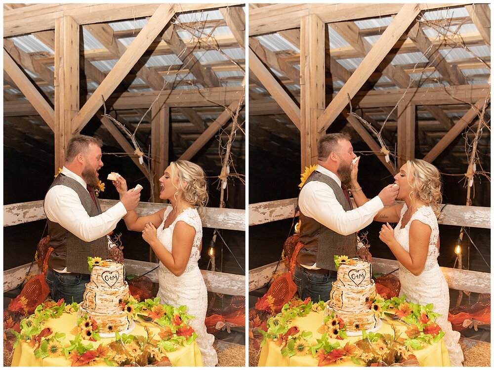 Mandy & Coty | A wedding at the Burr Oak Barn in Culver, Indiana ...